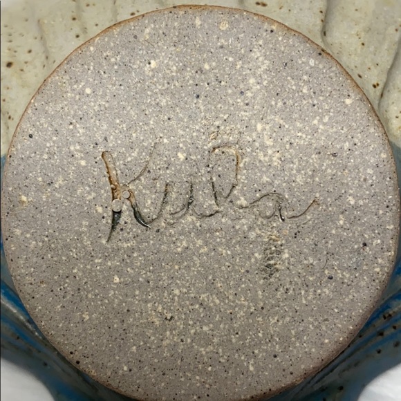 Leon Kula | Accents | Rare Leon Kula Signed Pottery Scallop Shell Dish ...